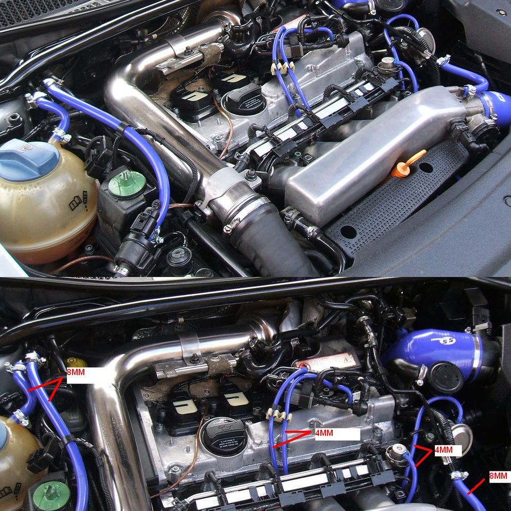 Tucool Racing Universal 4-Ply Reinforced High Performance 90 Degree El