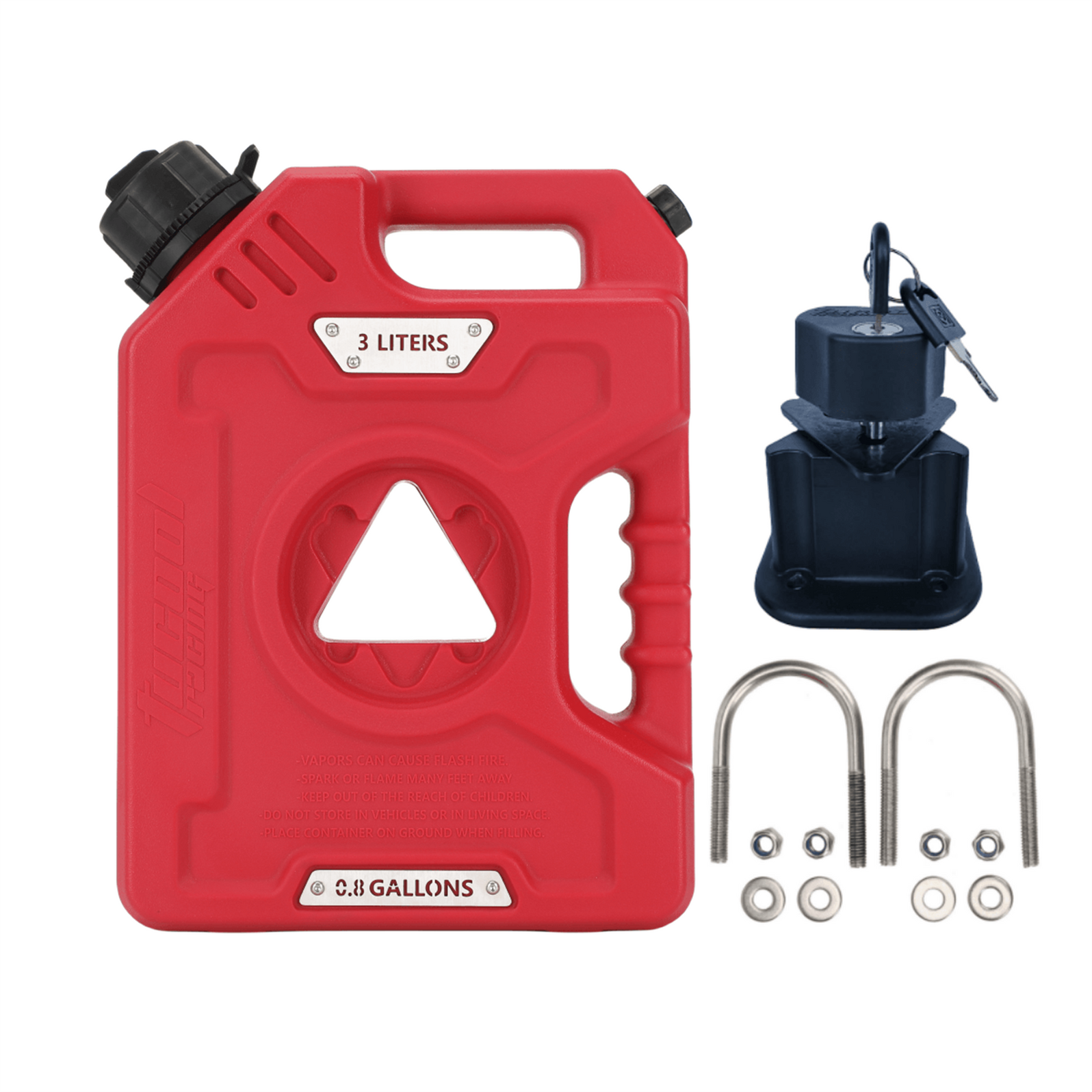 Tucool Racing 3L 5L 6L 10L Gas Can Jerry Can Fuel Tank Spare Petrol Oi