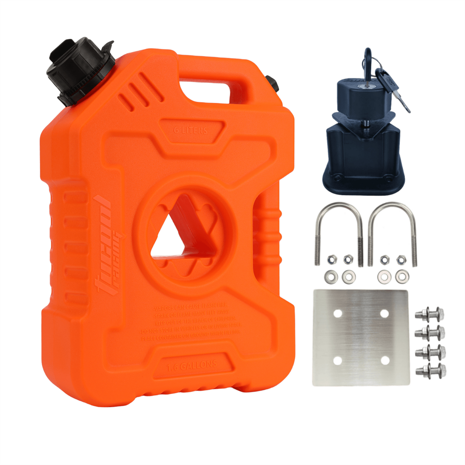 Tucool Racing 3L 5L 6L 10L Gas Can Jerry Can Fuel Tank Spare Petrol Oi